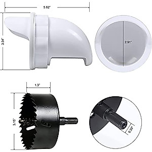 DIY Automatic Chicken Feeder and Waterer Set, 4PCS No-Waste Feeder Port,2 PCS Automatic Waterer Cup, 2 PCS Horizontal Chicken Nipples Waterer