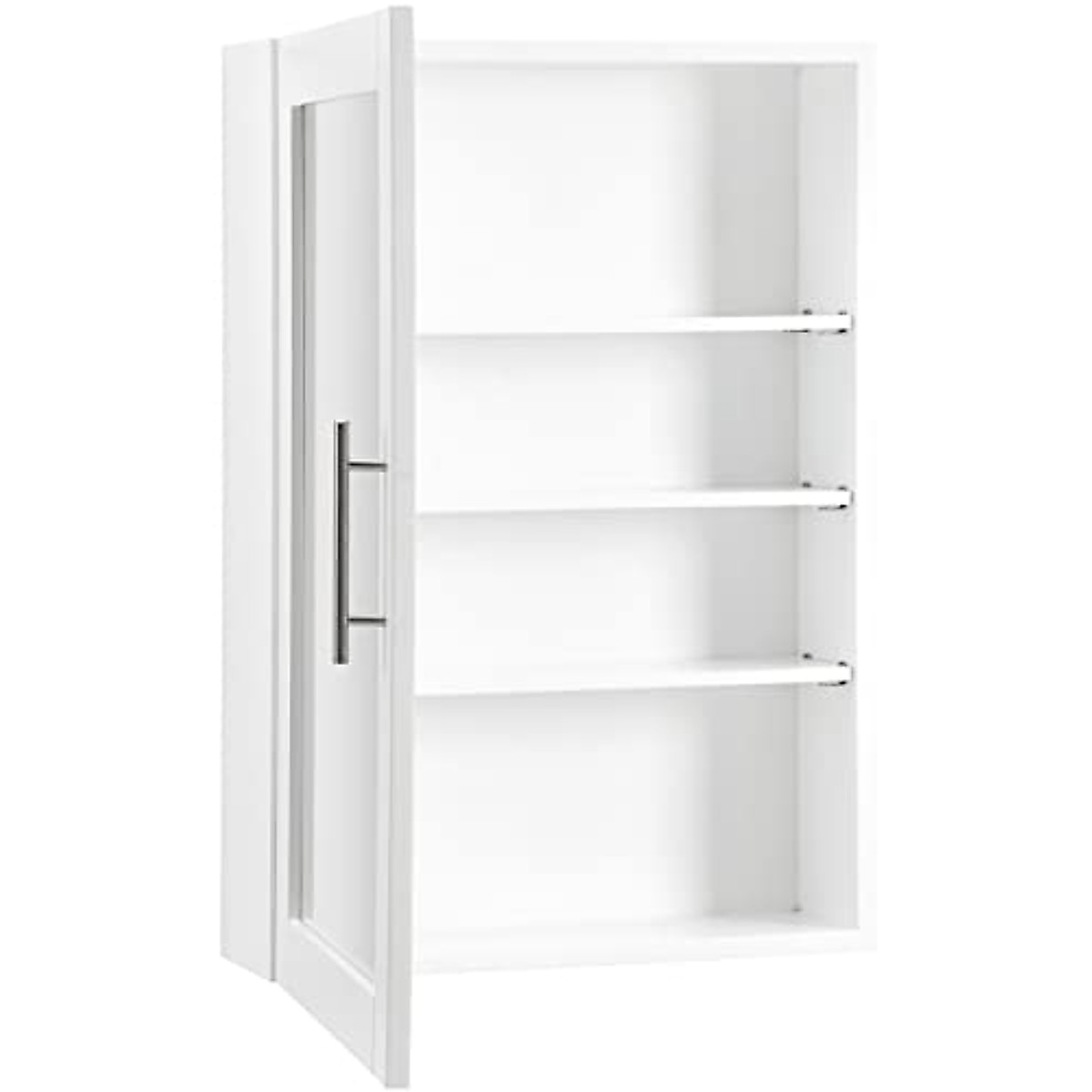 Crosley Furniture Savannah Wall Mounted Bathroom Mirror and Medicine Cabinet, White