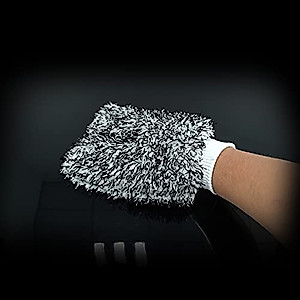Microfiber Car Wash Mitt, Premium Super Absorption Car Wash Sponge - Scratch Free, Lint-Free for Cars, Trucks, SUV, Boat & Motorcycle