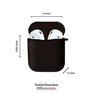 OTM Essentials Officially Licensed Brigham Young University Earbuds Case - Black - Compatible with AirPods