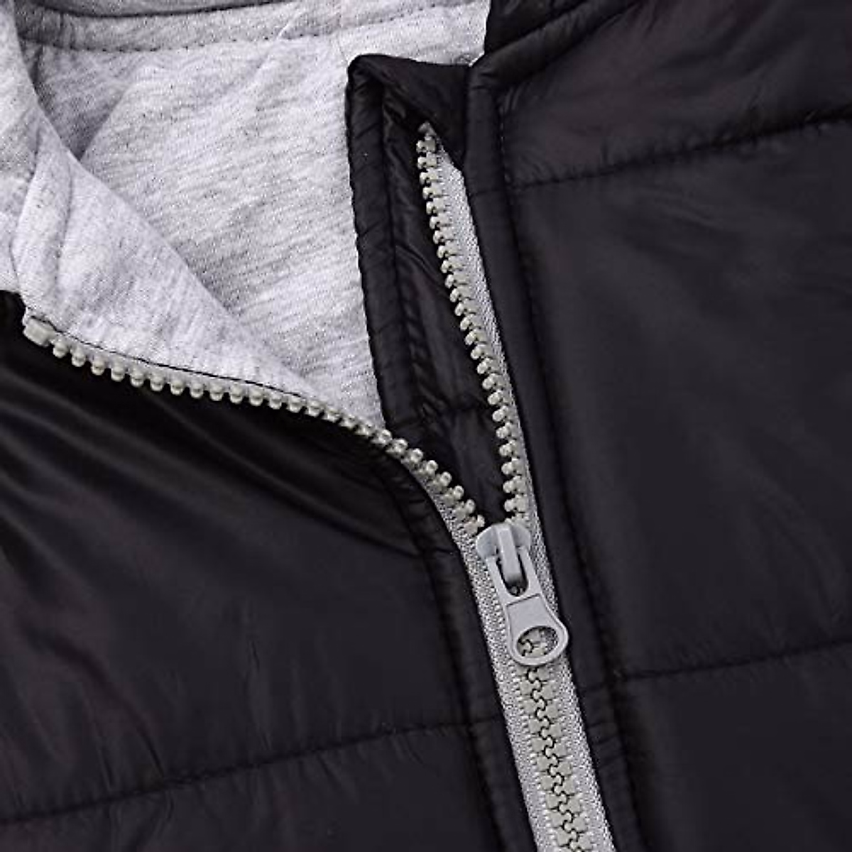 BULINGNA Kids Toddler Baby Girl Boy Dinosaur Vest Hoodie Sleeveless Waistcoat Warm Jacket Outwear with Zipper (Black, 3-4 Years)