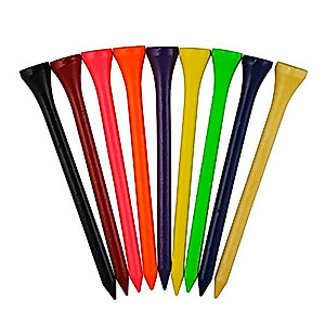 Pride Golf Tee 3-1/4" Way Huge RIPSTIXX Golf Tee (60 Count), Citrus Pink