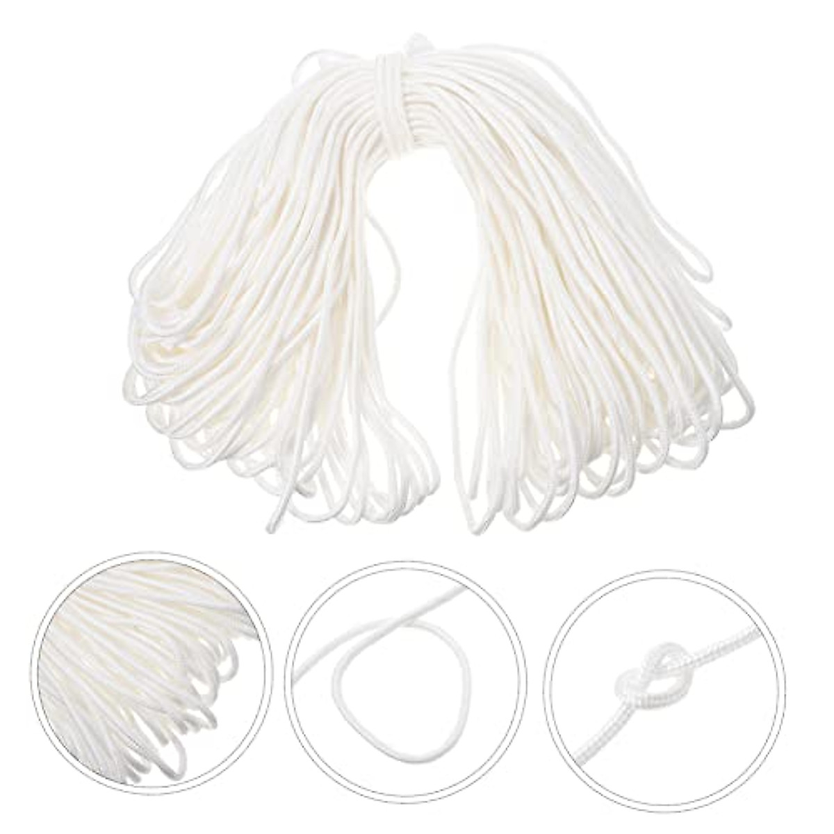 Yardwe Clothes Line Outdoors 1pc Flagpole Rope Camping Clothesline Travel Clothesline Outdoor Clothesline Laundry Rope Line Flagpole Replacement Cotton Rope Clothes Drying Rope Set