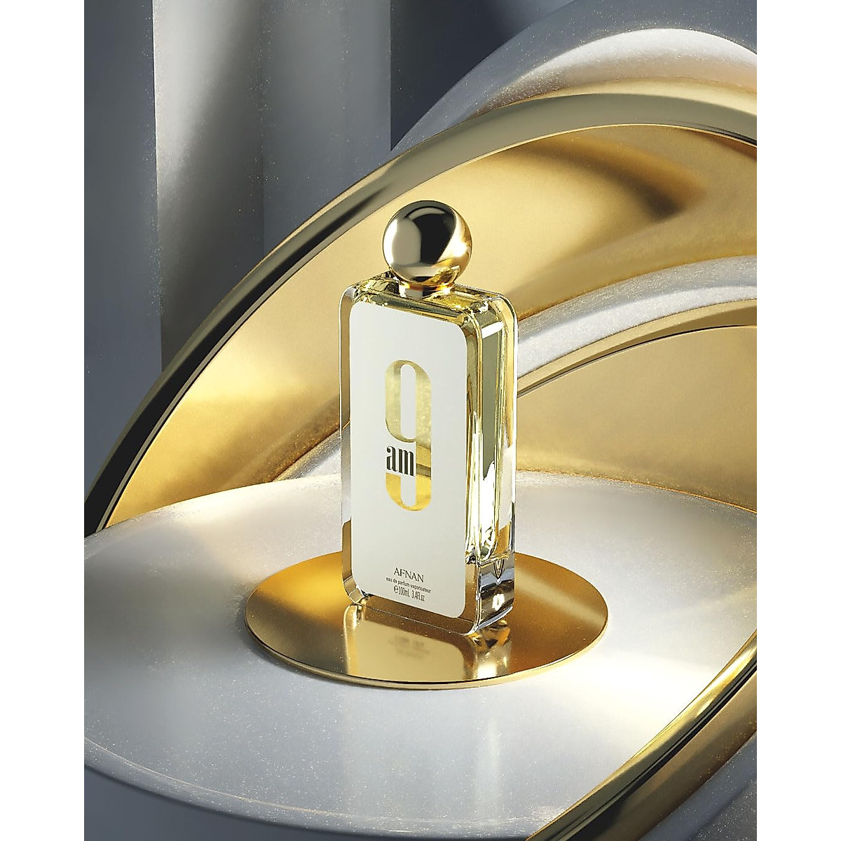 Afnan 9 AM Unisex Eau De Parfum, 3.4 Fl. Oz