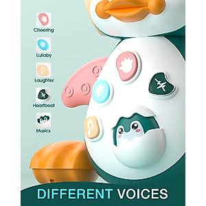 Cola Bear Baby Musical , Infant Crawling Toys with Music LED Lights Sounds Toddlers Electronic Interactive, Early Learning Preschool Dancing Walking Toy for 6 to 12 Months Boys and Girls