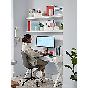 Realspace® Keri 48"W Writing Desk, White