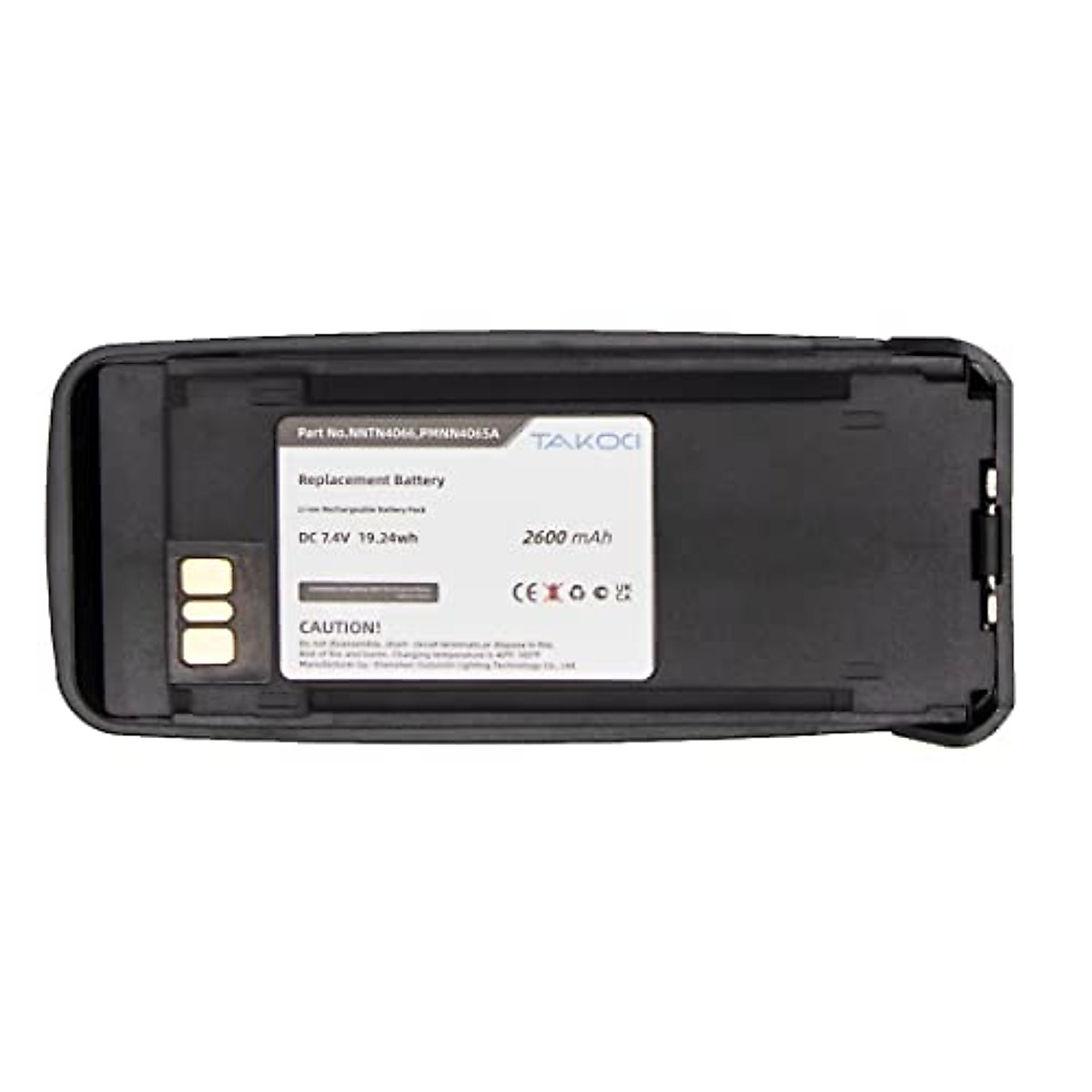 TAKOCI 7.4V Replacement Battery for PMNN4077 PMNN4077C PMNN4069A Compatible with Motorola XPR6100 XPR6300 XPR6350 PR6380 XPR6500 XPR6550 XPR6580 DP3400 DP3601 DGP4150 DGP6150 XIRP650 Ni-MH 2600mAh