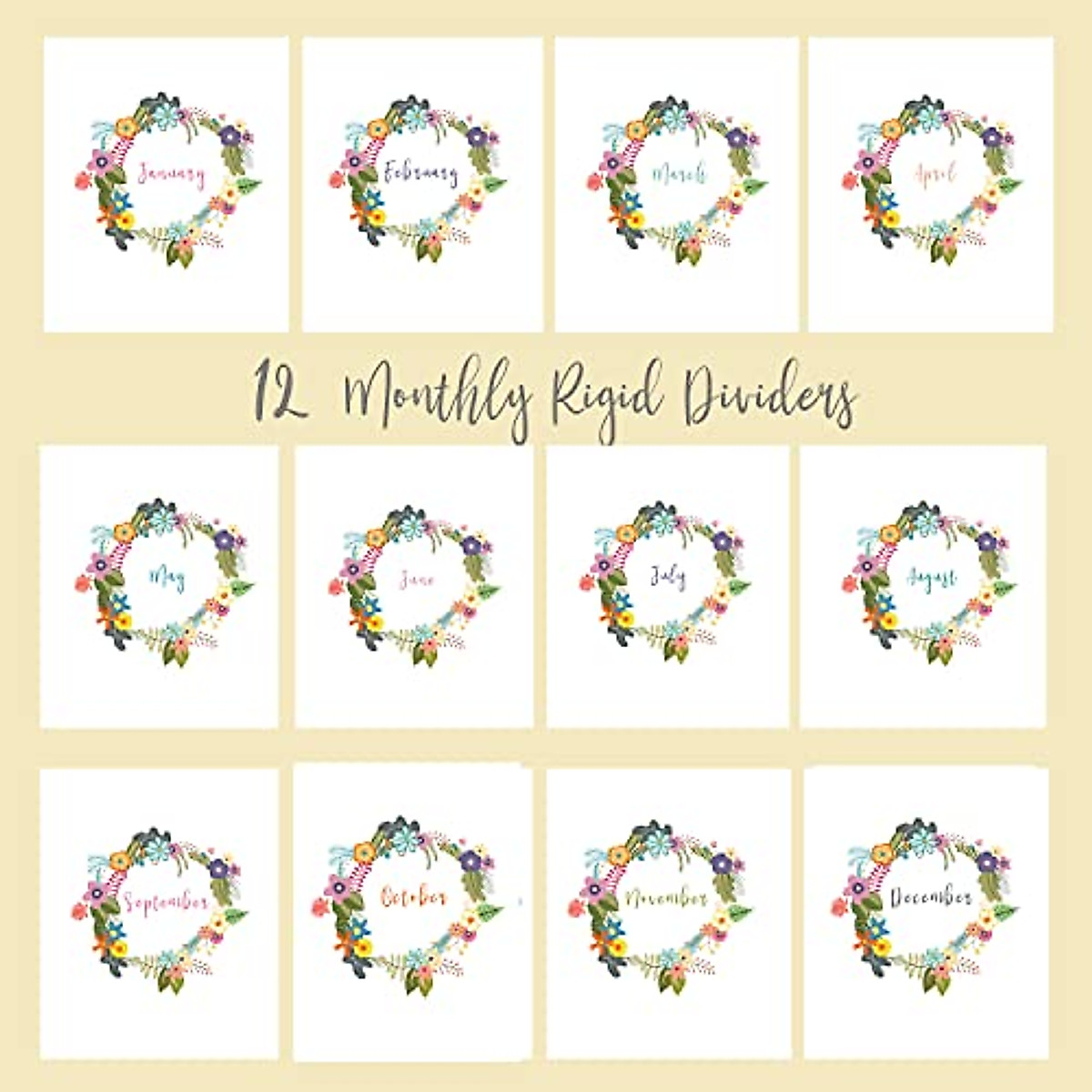 Faith With God All Things Are Possible Christian Bible Womens Weekly Planner Organizer Calendar Journal, 8.5 x 11 Disc Bound Ring Binder, 60 pages, Laminated Covers, Stickers