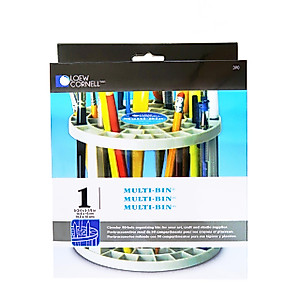 Loew-Cornell 390 Multi Bin Brush Organizer, 49 Hole