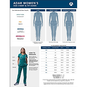 Adar Uniforms Women's Universal Round Neck Warm-Up Scrub Jacket - 602 - White - M