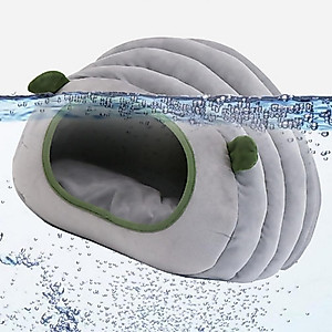 BCOATH Pet Bed 1pc Hamster Sleeping Nest Indoor Hedgehog Toys Pets Plush Hedgehog Beds for Indoor Hamsters Hamster Cage Warm Pet Bed Hamster Sleeping Bed Hedgehog Cage Grey