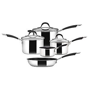 Circulon Momentum Twin Pack Stainless Steel Frying Pans, Set of 2, 2 Set