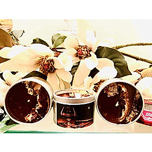 Crystals and Herb Soy Candles|Aromatherapy Candles|Reiki Crystals|Energy Candles|Strong Masculine Scent|Candle Gift Set For Him|Scented Soy