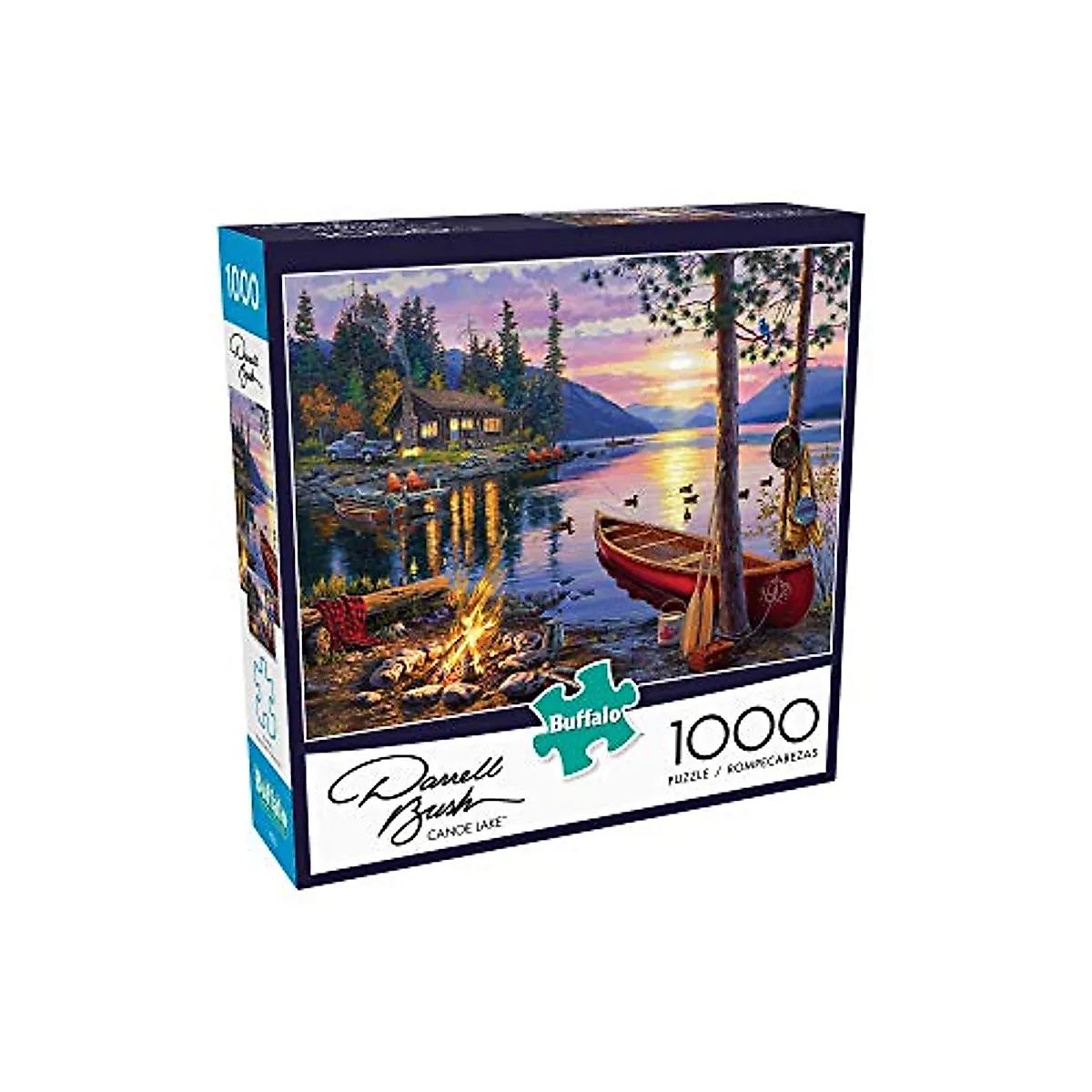Buffalo Games - Darrell Bush - Canoe Lake - 1000 Piece Jigsaw Puzzle