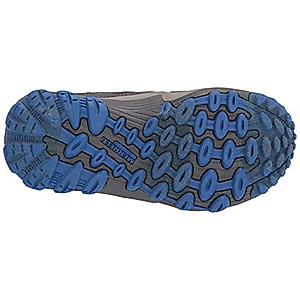 Merrell Chameleon 7 Access MID WTRPF Hiking Boot, Grey/Blue, 11.5 US Unisex Little Kid