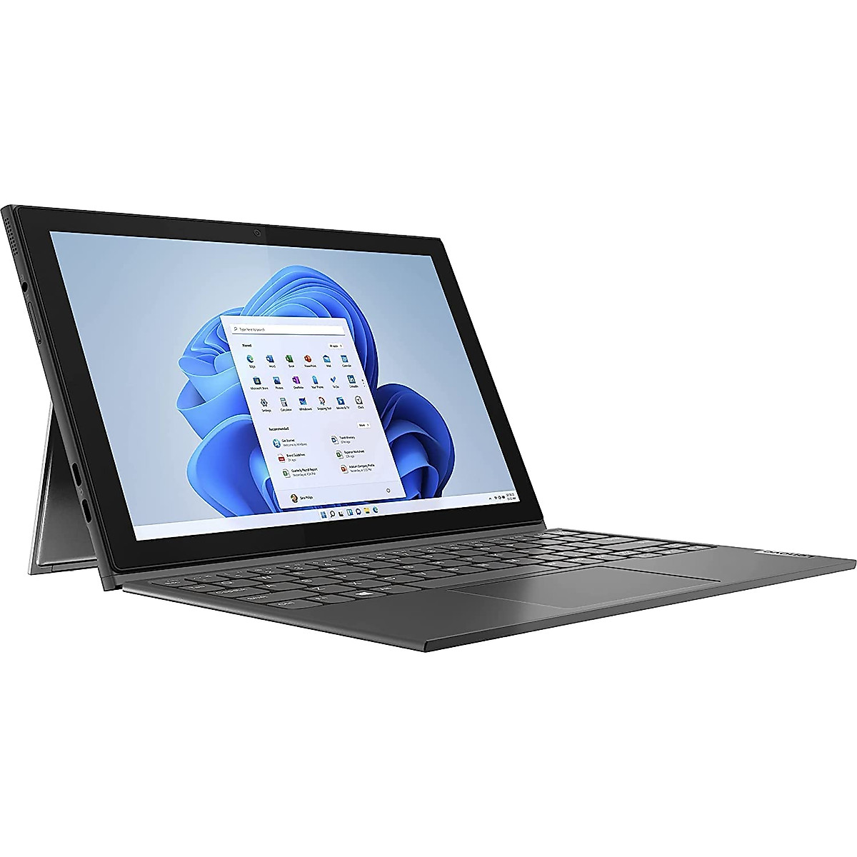 2022 Newest Lenovo Tablet Duet 3i | 10.3 inch FHD Touchscreen | Intel Celeron N4020 | 4G Memory | 64GB eMMC | Windows 11 S | Keyboard Included (Renewed)