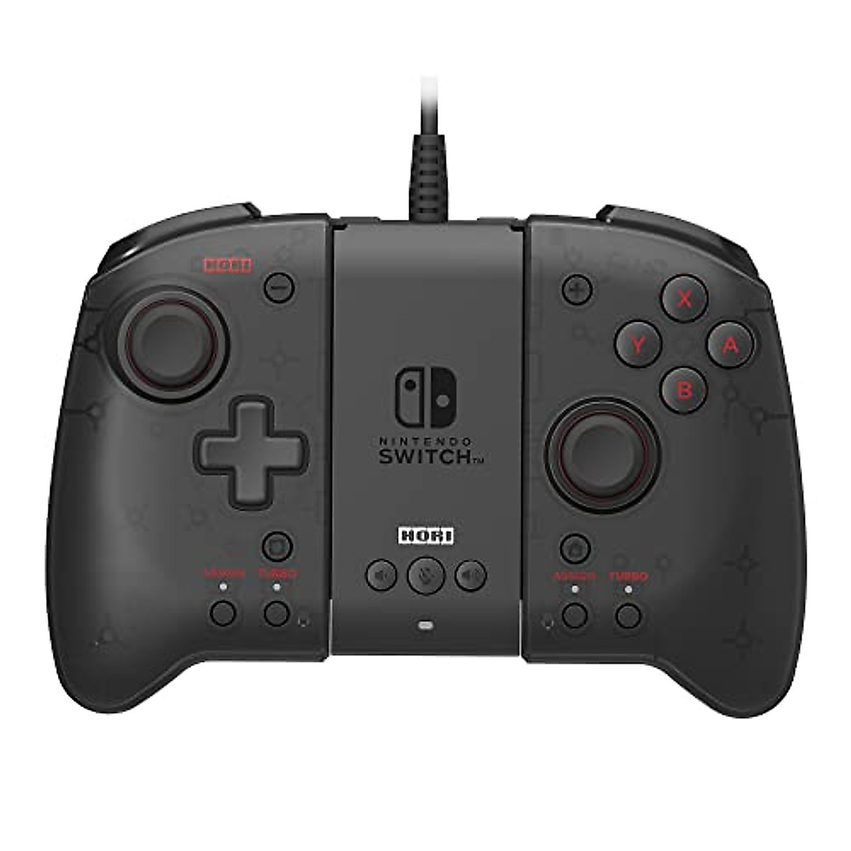 HORI Split Pad Pro Attachment Set - Ergonomic Controller for Handheld Mode & Wired Controller - Officially Licensed By Nintendo - Nintendo Switch;