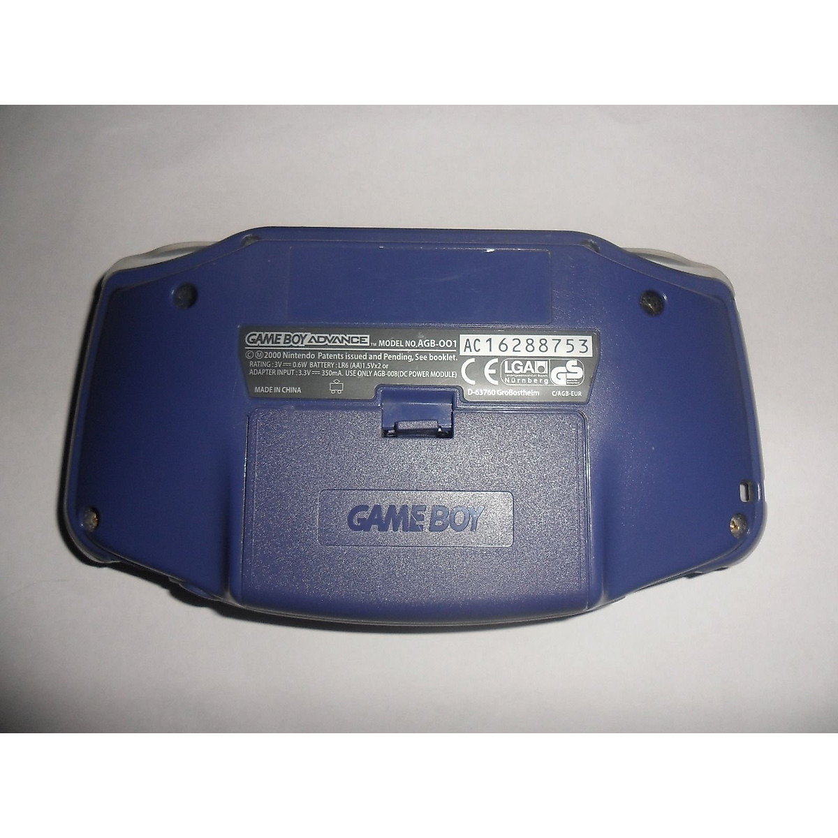 Dark Blue Battery Cover Case Back Door Part for Nintendo Gameboy Advance GBA