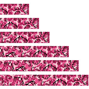 White Water Archery Non-Laminated Pink Deer Camo Arrow Wraps 15 pk Choose Length Width (9, 1.4)