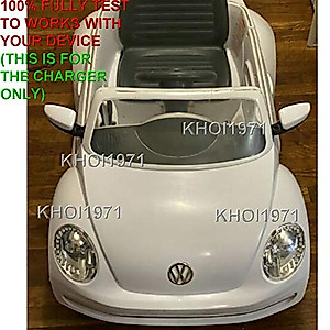KHOI1971 Wall Charger AC Adapter Compatible with ROLLPLAY Volkswagen Beetle Ride on W486 W486TG W486TG-R W486AC 6V Battery