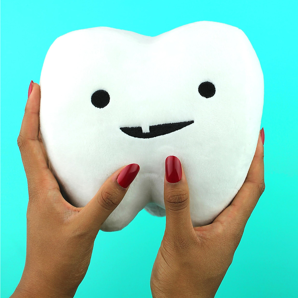 I Heart Guts Tooth Plush - You Can’t Handle The Tooth - 7” Tooth Pillow with Pocket, Great Dental Gifts for Dentists, Dental Hygienists, and Kids
