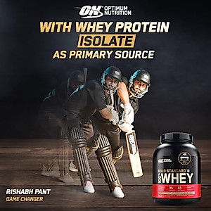 Optimum Nutrition Gold Standard 100% Whey Protein Powder, Mocha Cappuccino, 5 Pound (Packaging May Vary)