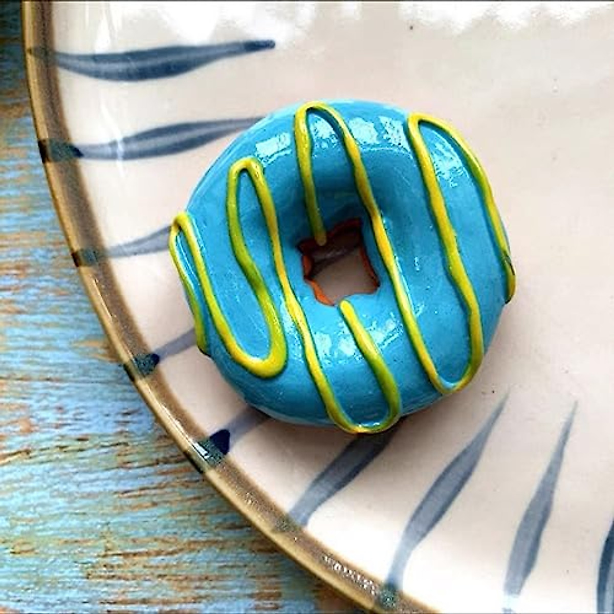3D Doughnut Resin Refrigerator Magnets Simulation Food Home Decor Fridge Magnetic Stickers Photo Office Message Kitchen Accessories(6)