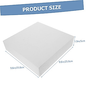 TIDTALEO 3pcs Foam Cake Model Wedding Foams Cake Foam Dummy Rounds Round Cake Stand Practice Round Dummies Camera Backpack Square Mold Foam Cake Mold Diy Tea Coffee To Rotate Box