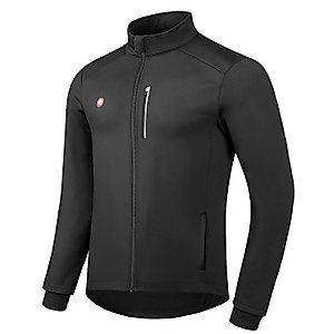 Przewalski Cycling Bike Jackets for Men Winter Thermal Running Jacket Windproof Breathable Reflective Softshell Windbreaker