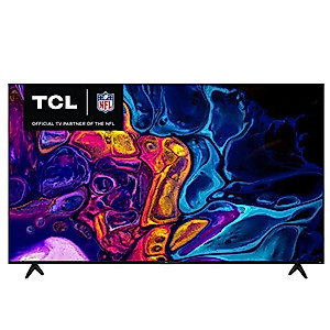 TCL 55" Class 5-Series 4K UHD QLED Dolby Vision & Atmos, VRR, AMD FreeSync, Smart Roku TV - 55S555 (2022 Model), Black