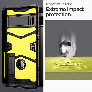 Spigen Tough Armor [Extreme Protection Tech] Designed for Google Pixel 6 Pro Case (2021) - Gunmetal