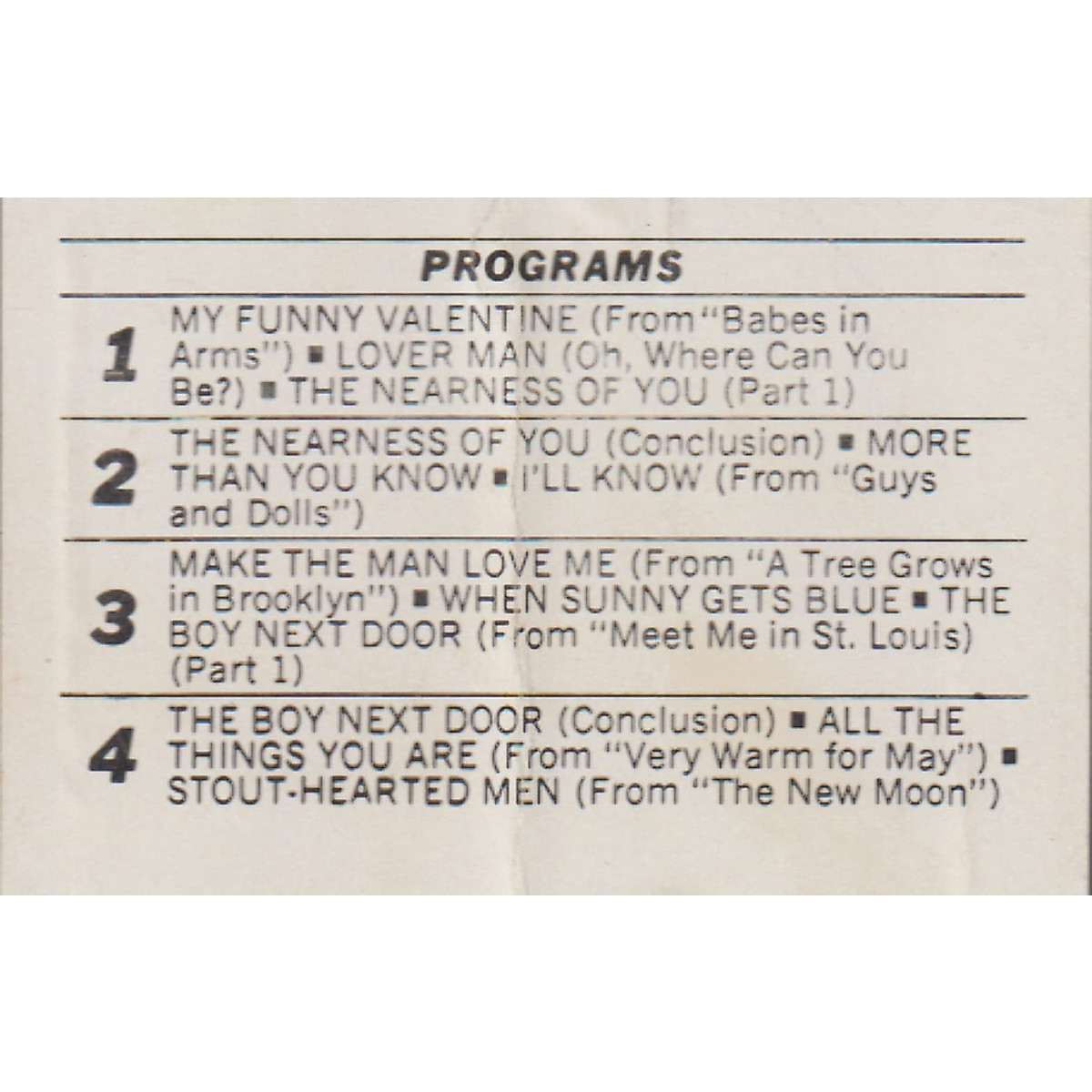 Barbra Streisand: Simply Streisand -4836 8 Track Tape