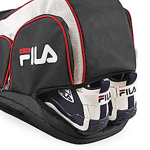 Fila Heritage Tennis Backpack, Black, One Size