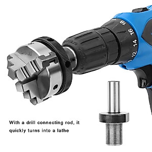 Chuck Connecting Rod, Stainless Steel for K01-50/63 K02-50/63 Lathe Chuck M14x1 Mini Lathe Machine Parts(10mm)