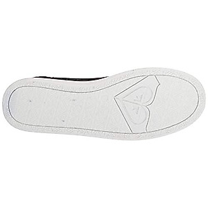 Roxy womens Minnow Slip on Shoe Sneaker, New Black, 8 US