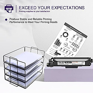 TN2274PK High Yield Toner Cartridge:UOTYUE Compatible TN-227BK/C/M/Y Toner Replacement for HL-3290CDW 3210CW 3230CDN MFC-L3770CDW L3710CW L3750CDW L3730CDW Printer, TN227 4PK (1BK/1C/1M/1Y)
