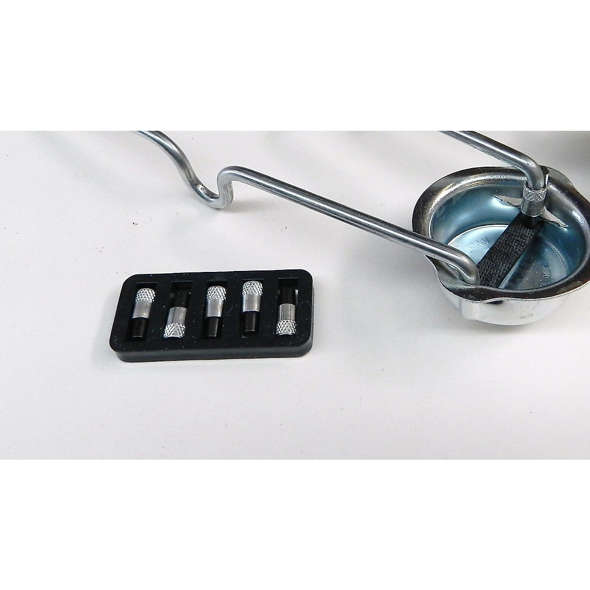 Spark Lighter with 5 Extra FLINTS Ignitor Sparker for Lighting Torch Striker