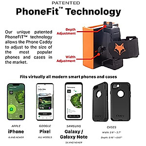 DESERT FOX GOLF Phone Caddy (Blue Line)