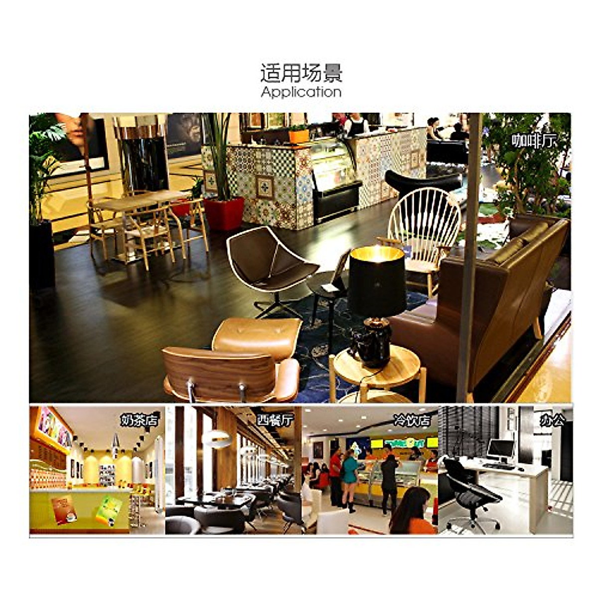 Wowlife 5.9 inch/6.8inch Disposable Two-place Sucker Straws Stirrer Coffee Drinking Straws