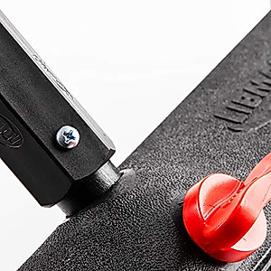 Libman Commercial 805 Multi-Surface Push Broom, 64" Length, 24" Width, Black/Red (Pack of 4)