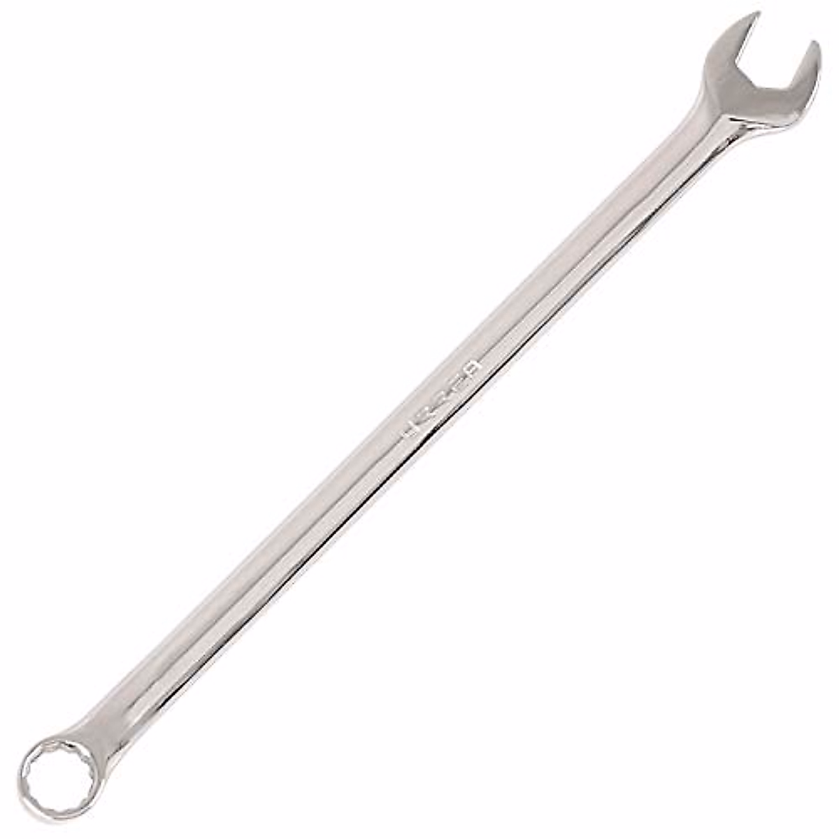 URREA 12-Point Combination Wrench - 1/2" Extra Long Mechanics Tool with Extended Reach & Nickel-Chrome Finish - 1216L