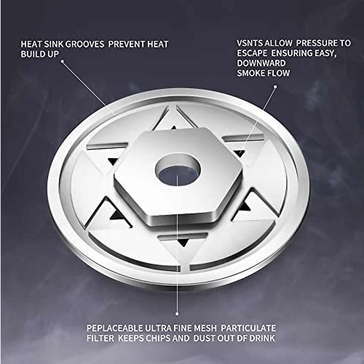 Pro Bourbon Cocktail Smoker Set with Torch- Chip- The Unique Metal Chimney Drink Smoker Kit - Infuse Whisky Wine -Gift for Men/Dad/Husband