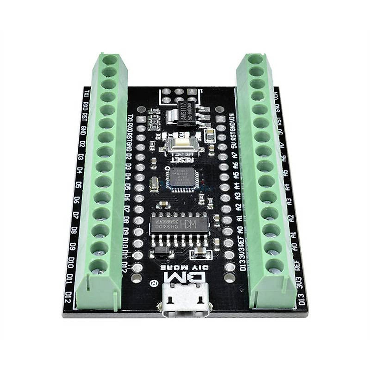 Atmega328P Nano V3.0 3.0 CH340G CH340 Driver Terminal Shiled Adapter Expansion Board Micro Controller USB Module for Arduino