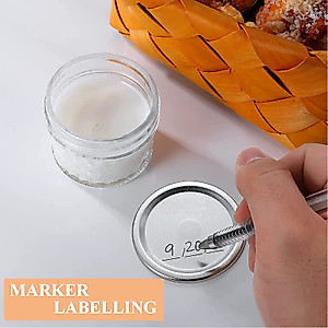 100-Count, Regular Mouth Canning Lids for Ball, Kerr Jars - Split-Type Metal Mason Jar Lids for Canning - Food Grade Material, 100% Fit & Airtight for Regular Mouth Jars