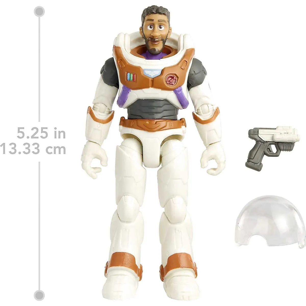 Mattel Disney and Pixar Lightyear Space Ranger Alpha Mo Morrison Action Figure, 14 Points of Articulation & Accessories, 5-in Scale