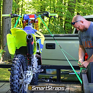 SmartStraps 10-Foot Cambuckle (4pk) 900 lbs Break Strength, 300 lbs Safe Work Load– Tie Down Fragile and Lighter Loads for Transport – Offers More Security Than Rope