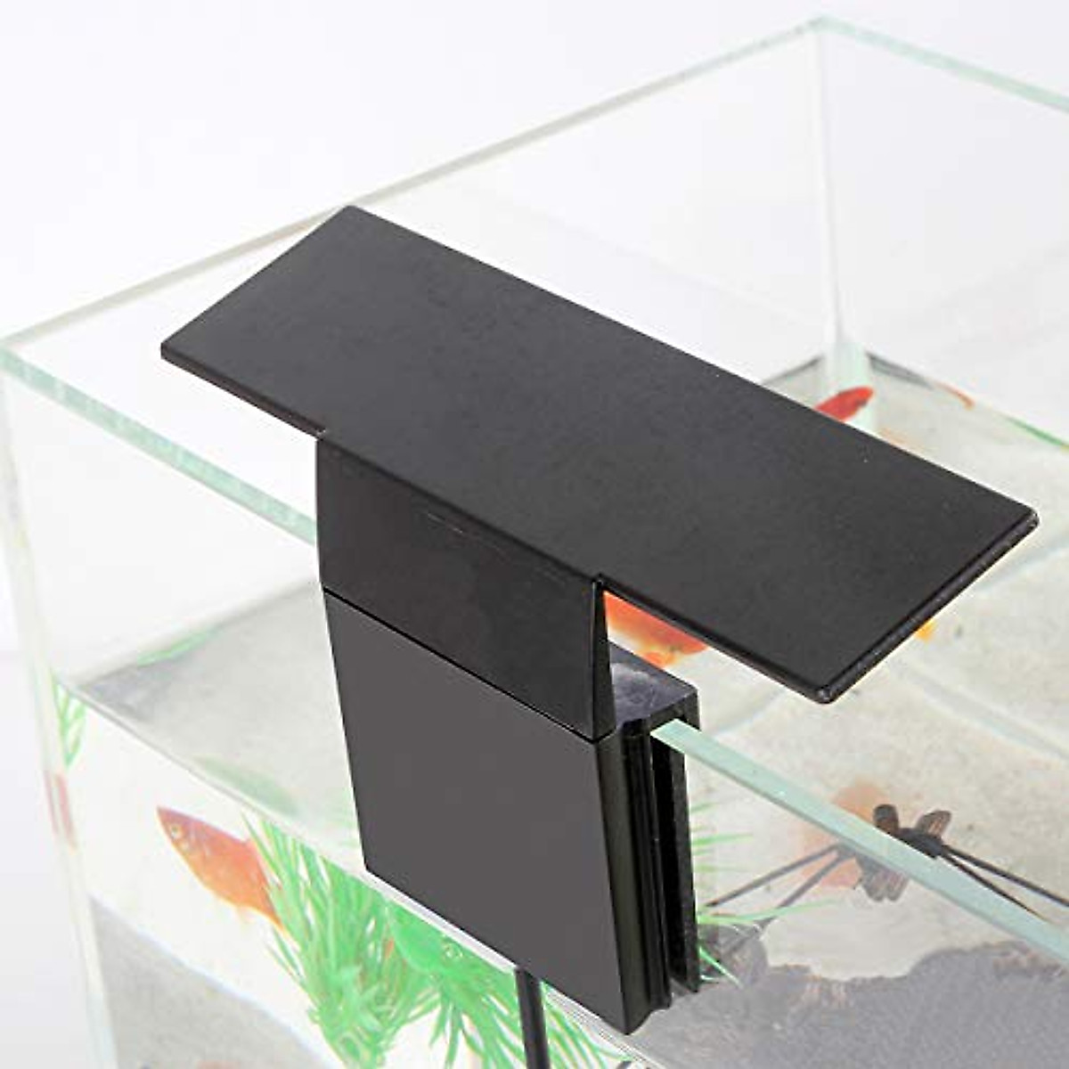 WEAVERBIRD Aquarium Light Fish Tank LED Light 6W 12 LED Planted Clip Lamp for 8-15Inch 6mm Thick Fish Tanks