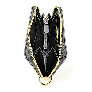 Kate Spade Dani Patterson Drive Painted Edge Black Bright White Wallet, Small