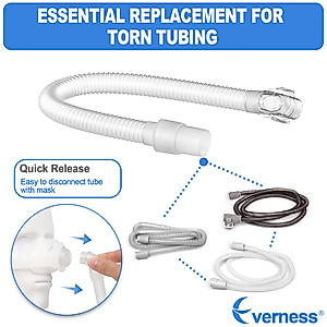 Replacement Set for Wisp Includes Headgear, Short Tube and Frame You Need in One Pack, Great Fit and Durable Use, Excellent Value Replacement Set Supplies by Everness