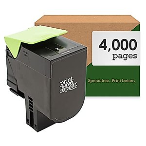 Print.Save.Repeat. Lexmark 701HK Black High Yield Remanufactured Toner Cartridge for CS310, CS410, CS510 Laser Printer [4,000 Pages]